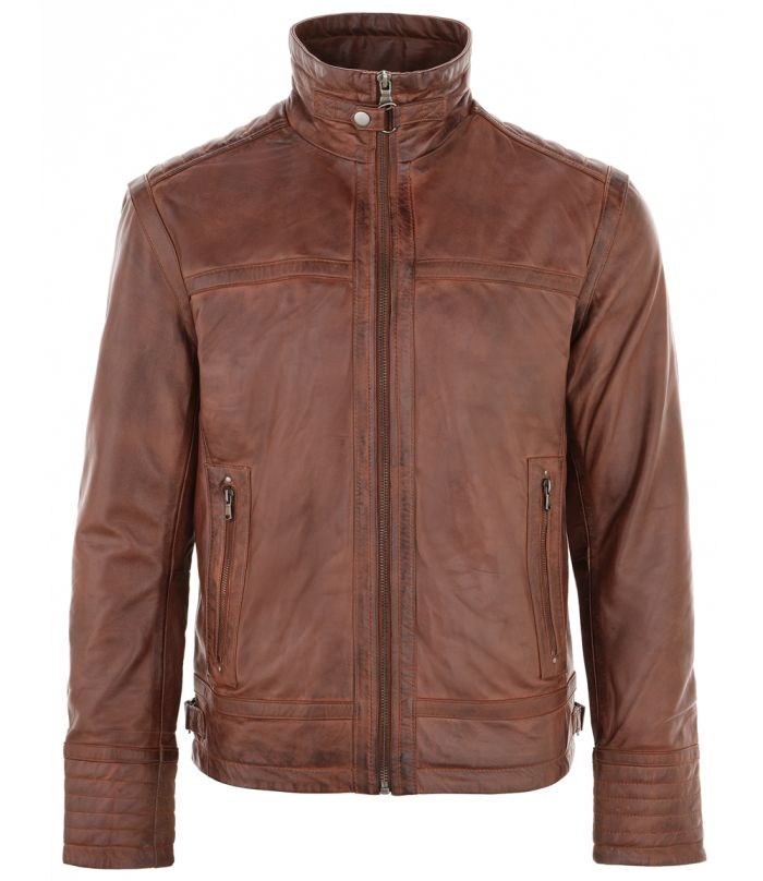 Leather Palace leren jas simpel