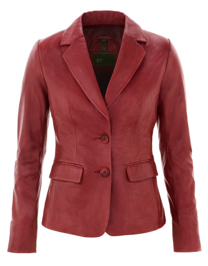 Leather Palace dames leren blazer